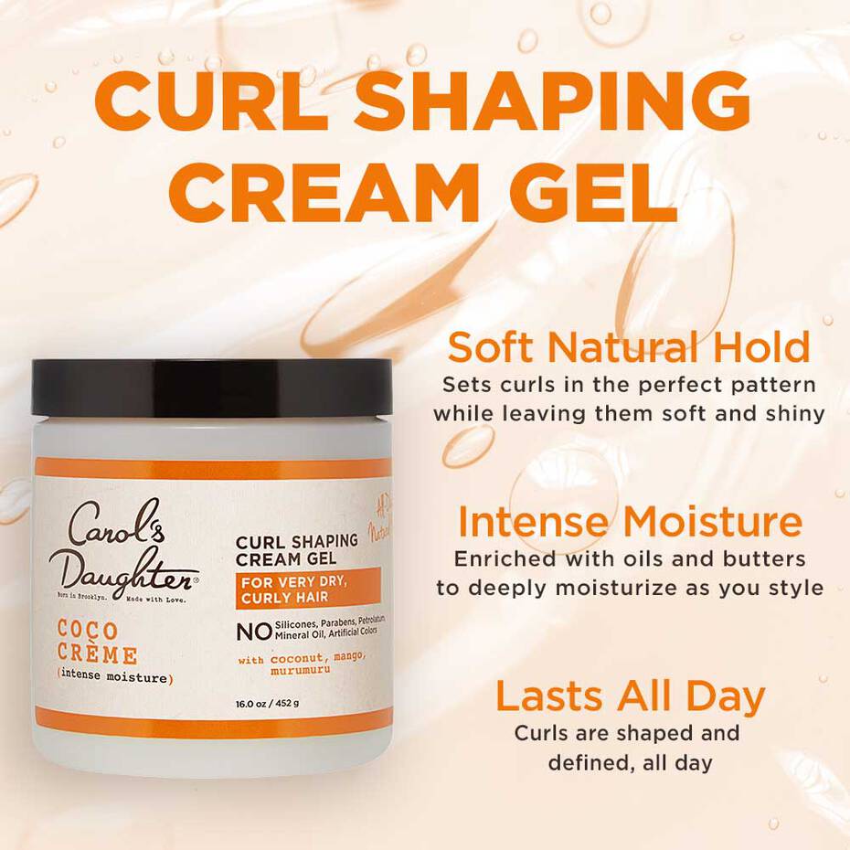 Coco Crème Curl Shaping Cream Gel with Coconut Oil – Carol's Daughter